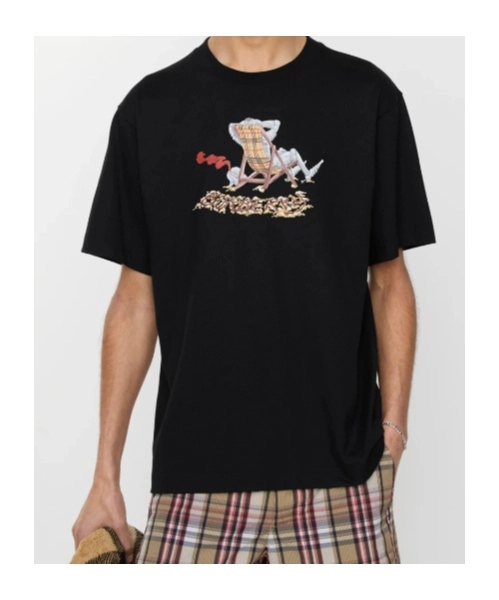 Burberry Beach Knight Crewneck T-shirt
