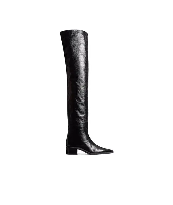 Khaite 40mm Over The Knee Boots - Black