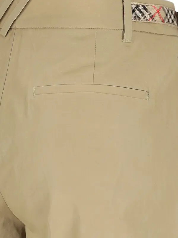 Burberry Check Buckle Bermuda Shorts