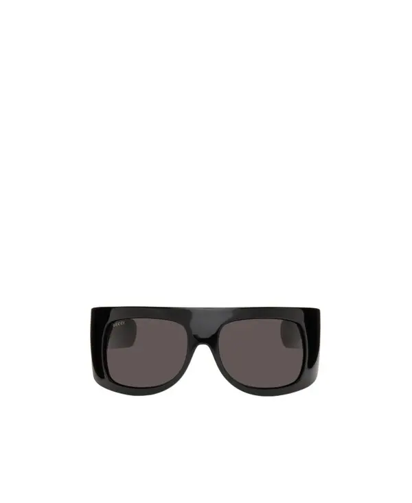 Gucci Mask Frame Sunglasses - Black
