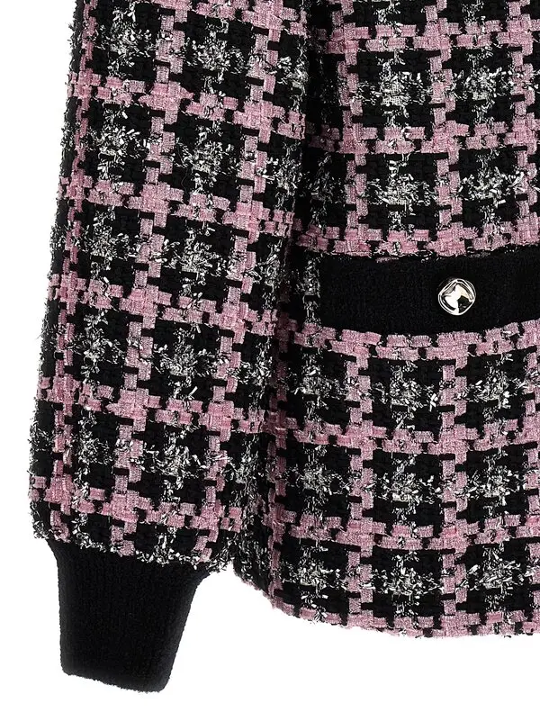 MSGM Button-up Tweed Cardigan