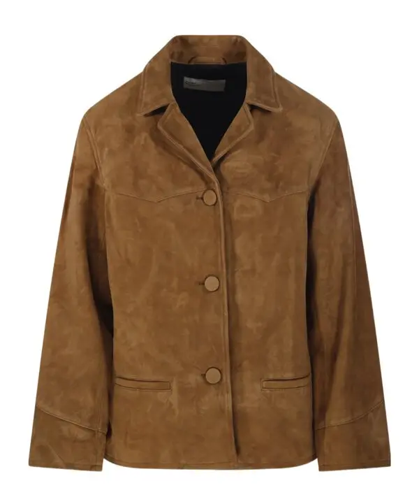 Tory Burch Single-breasted Suede Blazer