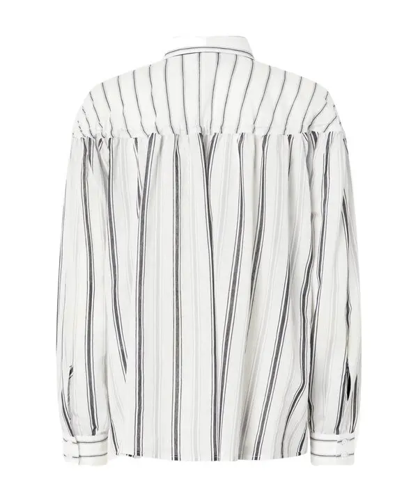 Pinko Striped Tie Detailed Shirt