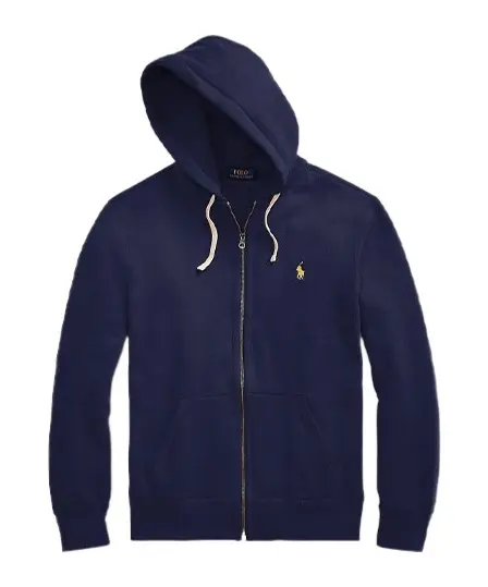 Polo Ralph Lauren Logo Embroidered Hooded Jacket - Black