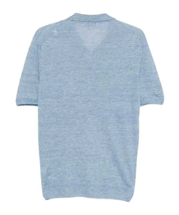 GRAN SASSO Slim Fit Polo Shirt - Blue