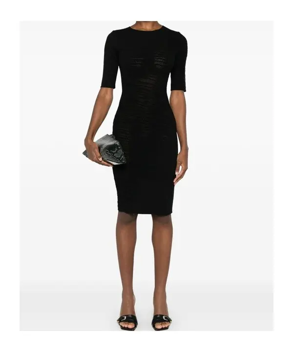 Roberto Cavalli Textured Sheath Dress