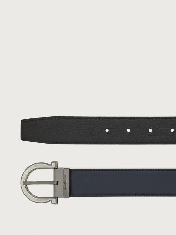 FERRAGAMO Gancini Buckle Belt - Black