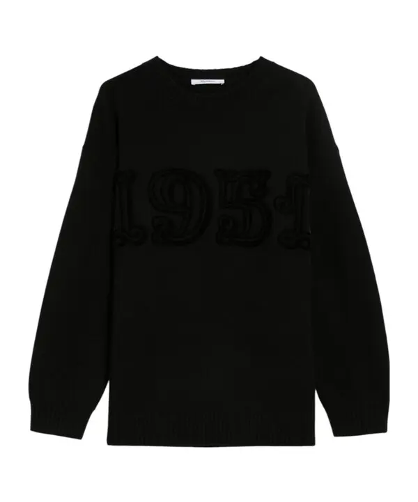 Max Mara 1951" Textured Crewneck Jumper