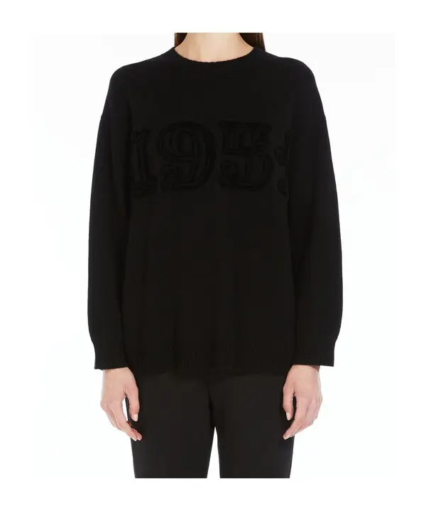 Max Mara 1951" Textured Crewneck Jumper
