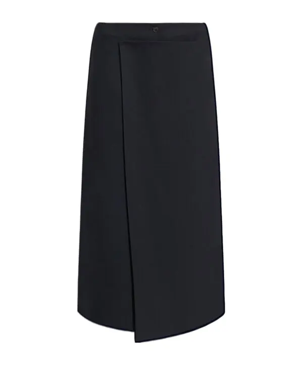 Fabiana Filippi Front-wrap Midi Skirt - Navy Blue