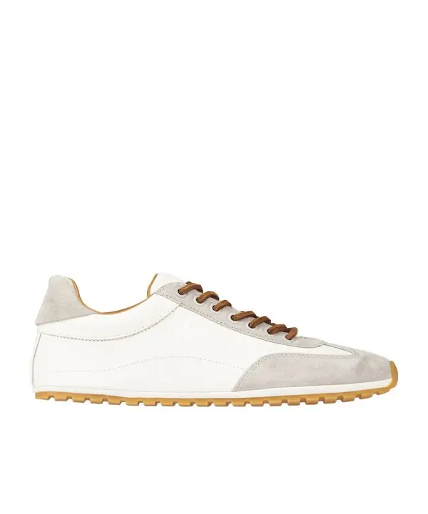 Tory Burch Leather Sneakers - White