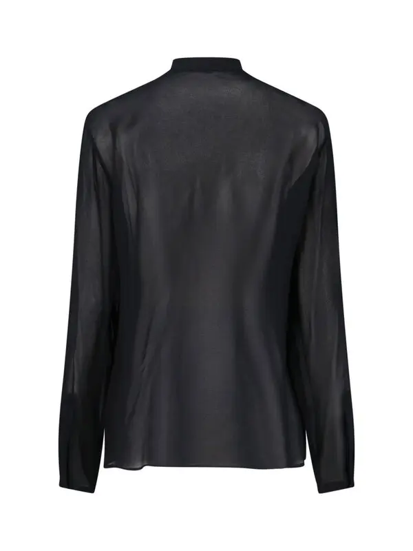 Alaïa Georgette Blouse With Scarf Detail