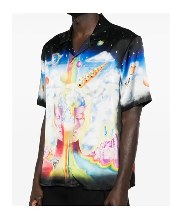 Casablanca Essential Print Short-sleeve Shirt - Multicolor