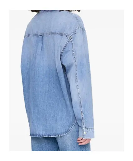 ANINE BING Paxton Denim Shirt - Blue