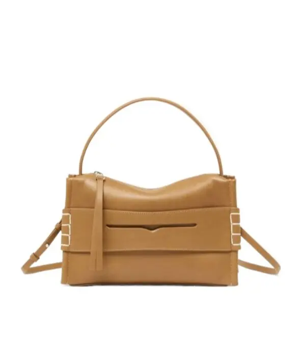 J.W.ANDERSON Jw Anderson Loafer Zipped Shoulder Bag - Brown-yellow