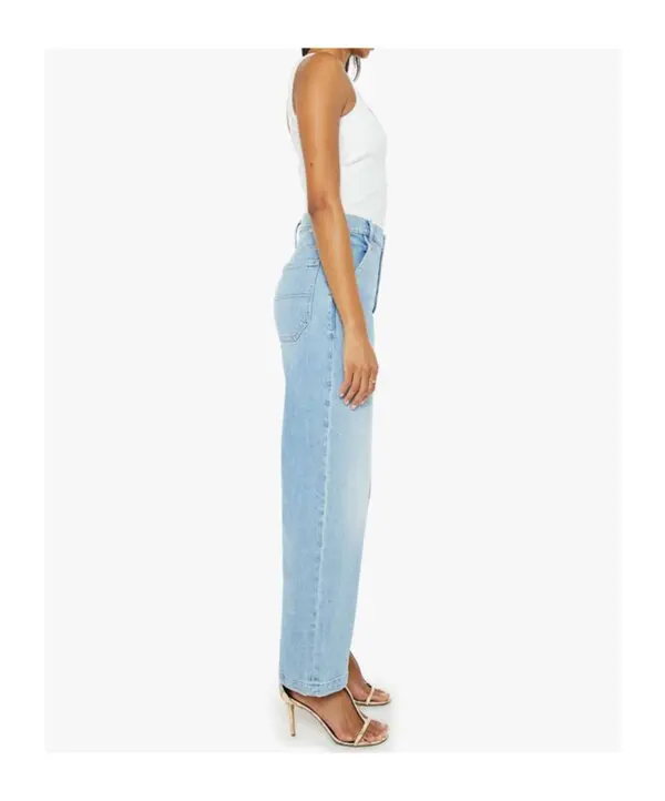 MOTHER The Stud Finder Wide Leg Jeans