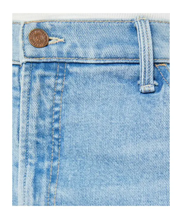 MOTHER The Stud Finder Wide Leg Jeans