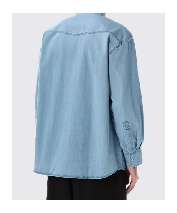 Studio Nicholson Mylo Relaxed Denim Shirt - Blue