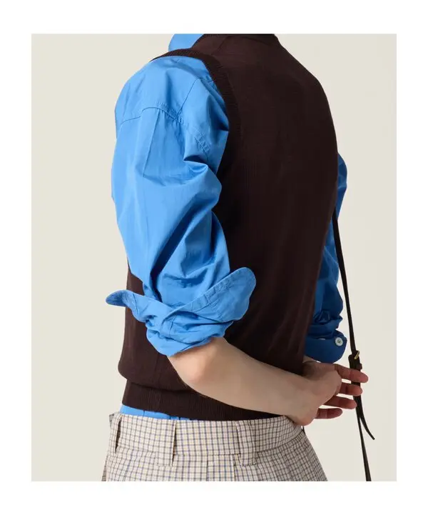 Miu Miu V-neck Knitted Vest