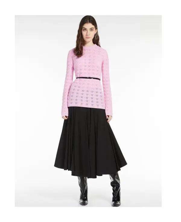 Sportmax Geometric Stitch Perforation Pullover