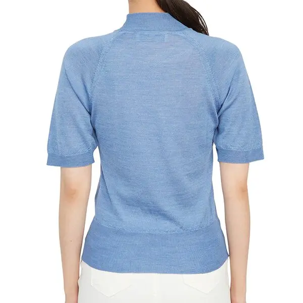VIVIENNE WESTWOOD Short-sleeved High Neck Sweater With Logo