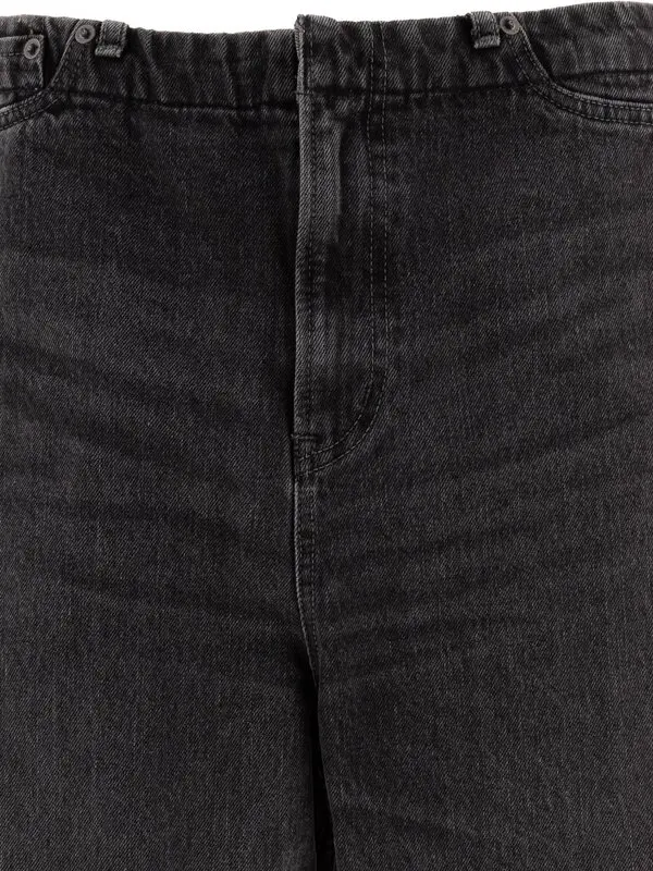 Mihara Yasuhiro Easy Waist Wide-leg Jeans