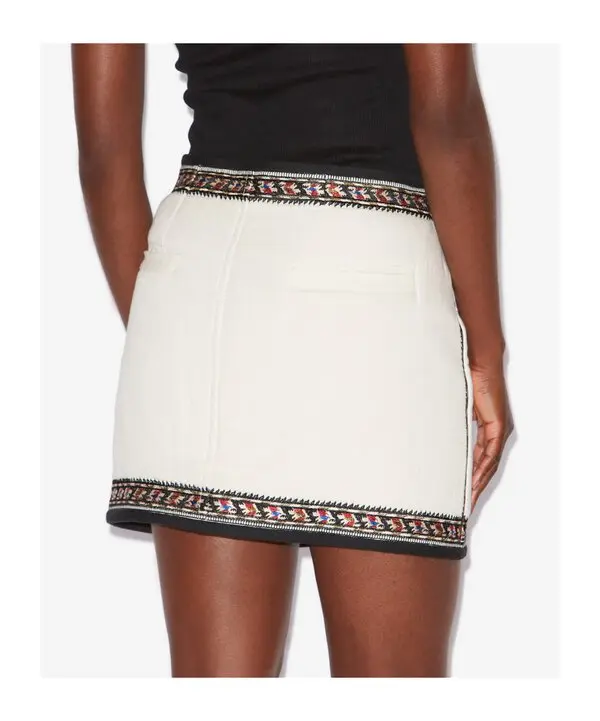 Isabel Marant Étoile Zeria Embroidered Mini Skirt