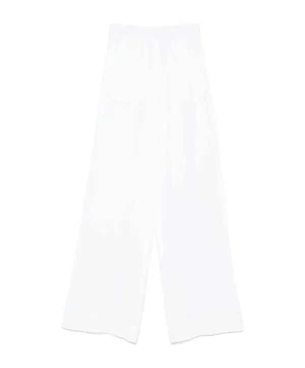 Antonelli Firenze Elastic Waist Casual Pants - White