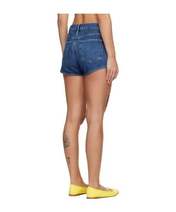 AGOLDE Low Rise Parker Short - Blue