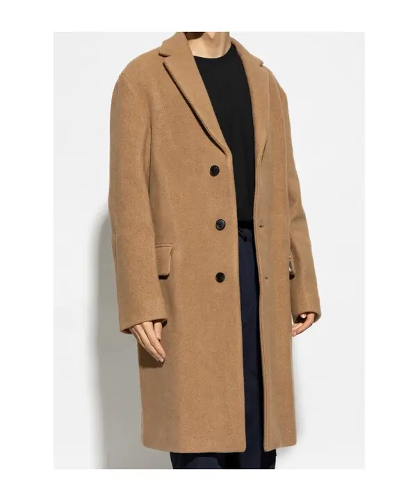 Dries Van Noten Single-breasted Coat - Brown