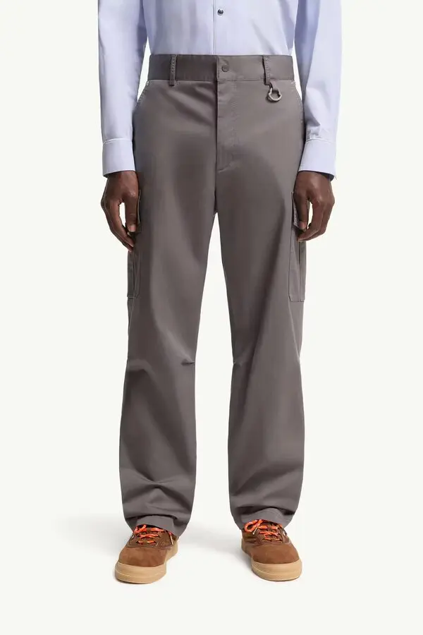 Moncler Button Detailed Straight-leg Cargo Pants
