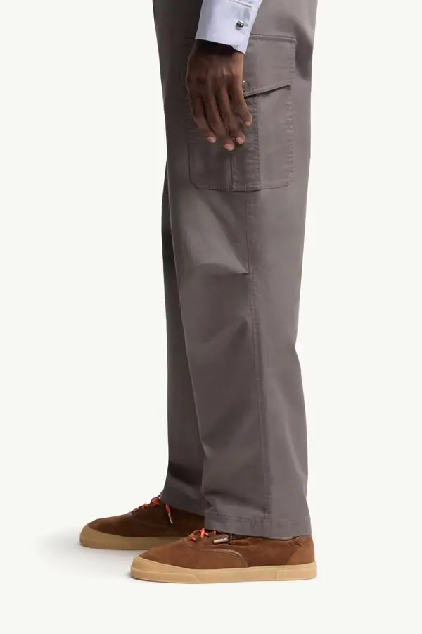 Moncler Button Detailed Straight-leg Cargo Pants