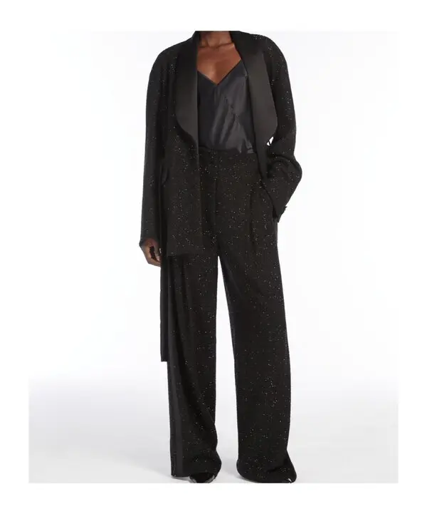 Max Mara Metello V-neck Sleeveless Top - Black
