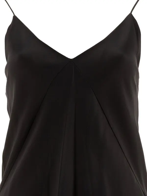Max Mara Metello V-neck Sleeveless Top - Black