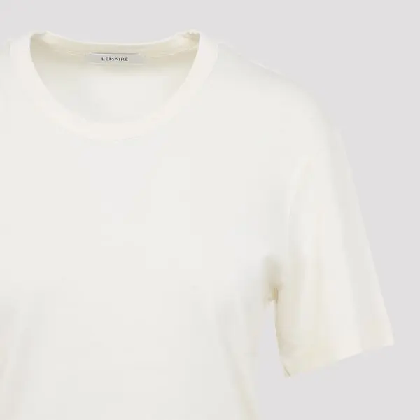 LEMAIRE Ribbed T-shirt - White