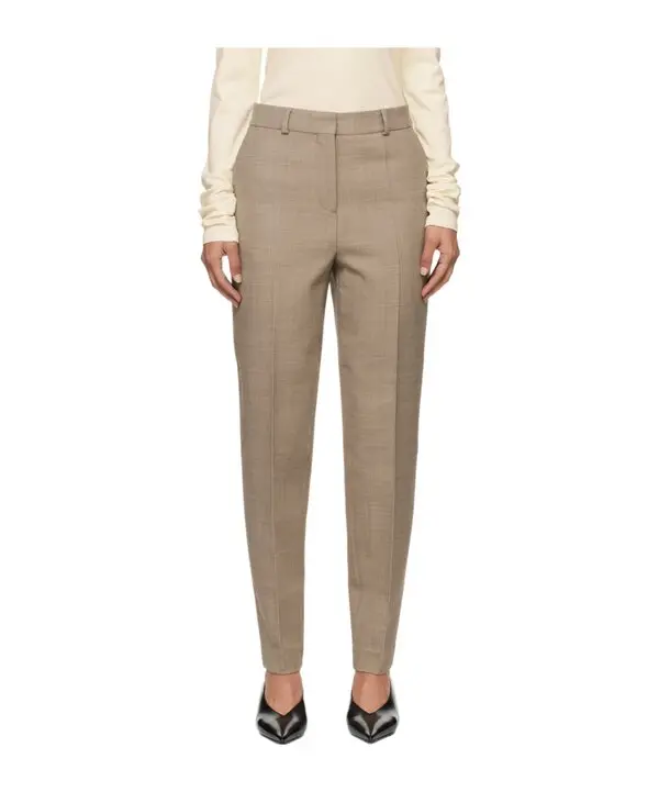 TOTEME Mélange-effect Tailored Trousers