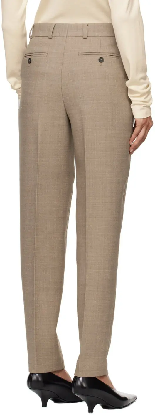 TOTEME Mélange-effect Tailored Trousers