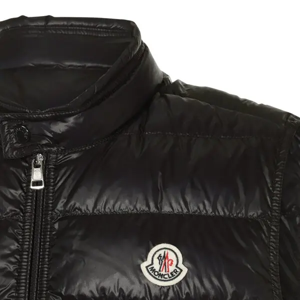 Moncler Gui Packable Zip-up Padded Gilet - Black