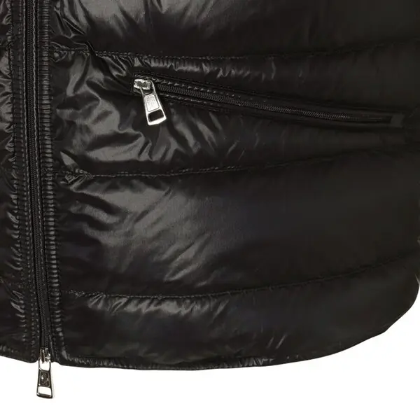 Moncler Gui Packable Zip-up Padded Gilet - Black