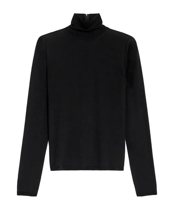 Max Mara Adina Turtleneck Long-sleeved Jumper - Black