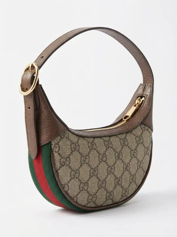 Gucci Ophidia Gg Mini Shoulder Bag - Beige/ebony