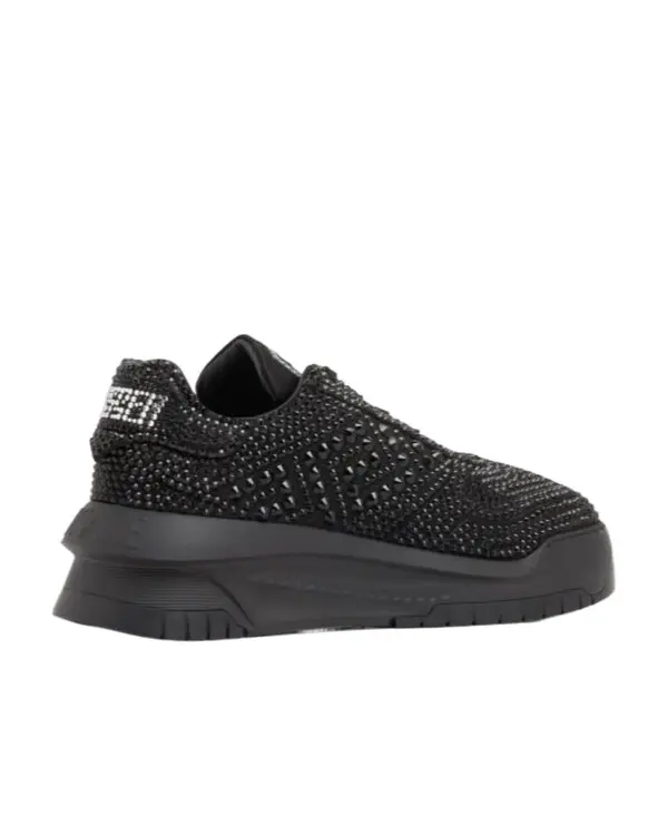 Versace Odissea Crystal-embellished Sneakers