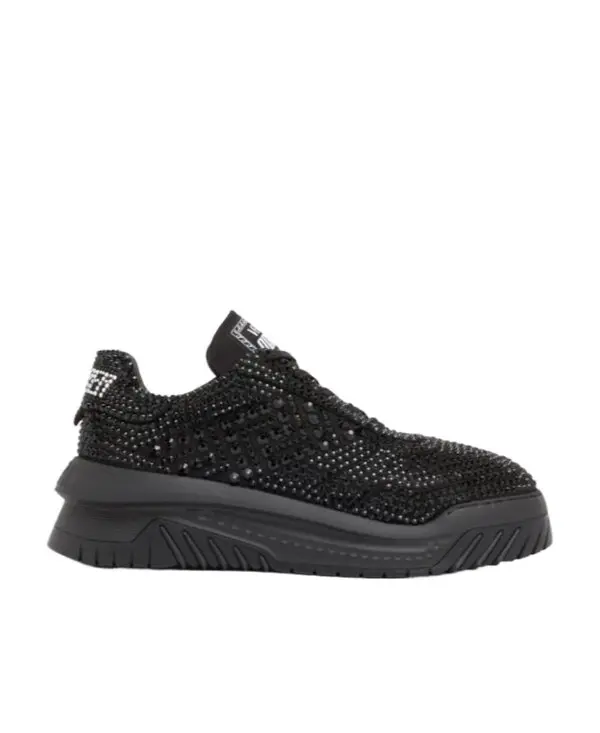 Versace Odissea Crystal-embellished Sneakers