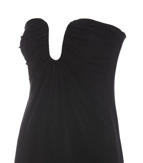 Pinko Strapless Gathered Mini Dress