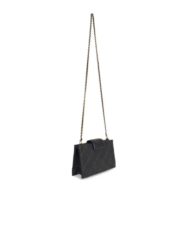 Tory Burch Fleming Mini Chain Wallet - Black