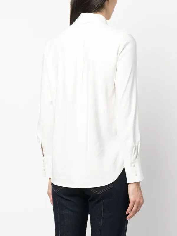 Chloé Lace Detailed Long Sleeve Shirt - No