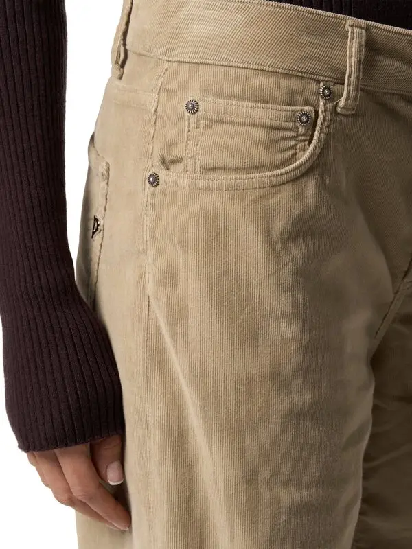 DONDUP Corduroy Trousers - Nude