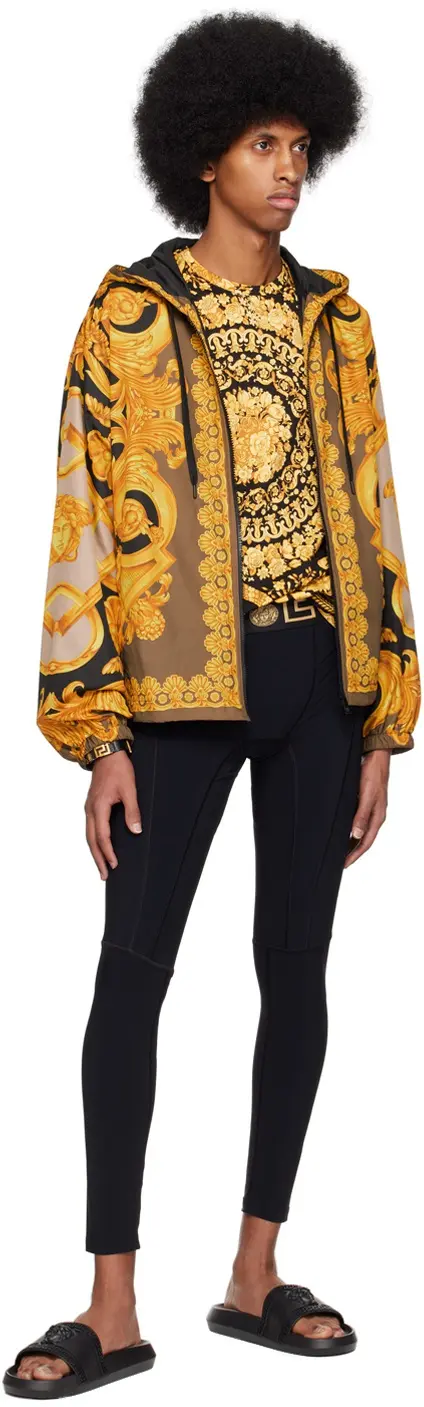 Versace Baroque Printed Zip-up Jacket