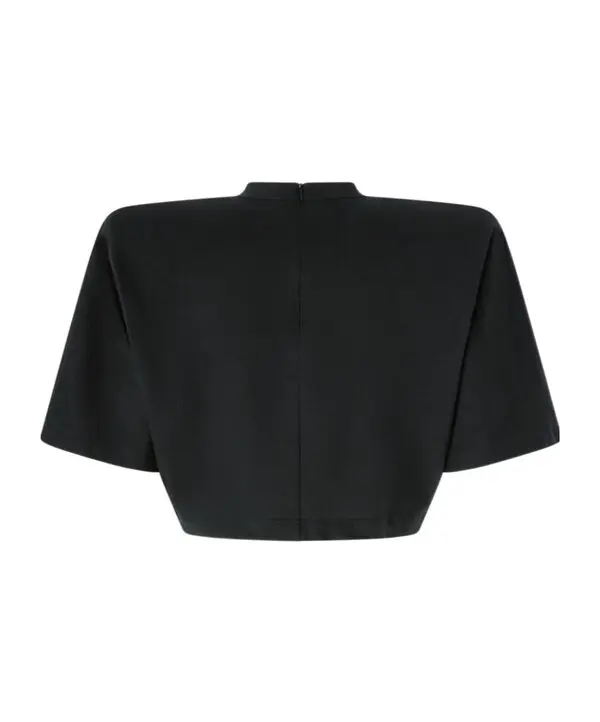 Pinko Crewneck Cropped T-shirt