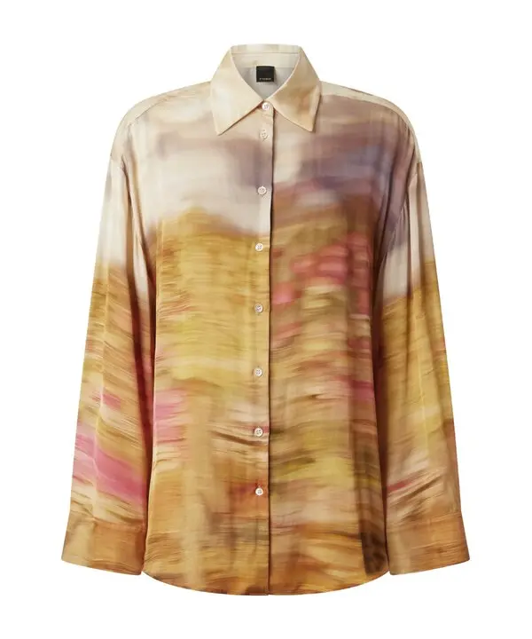 Pinko Graphic Printed Shirt - Brown